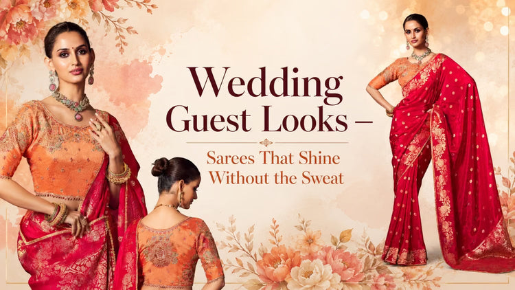 Summer Wedding Guest Looks Sarees That Shine Without the Sweat ...